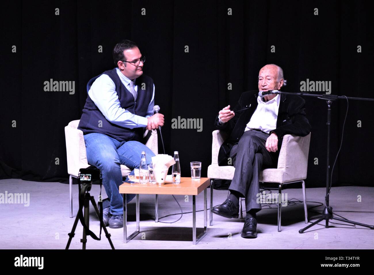 Ankara, Turkey. 6th Apr, 2019. Turkish journalist and writer HIFZI ...