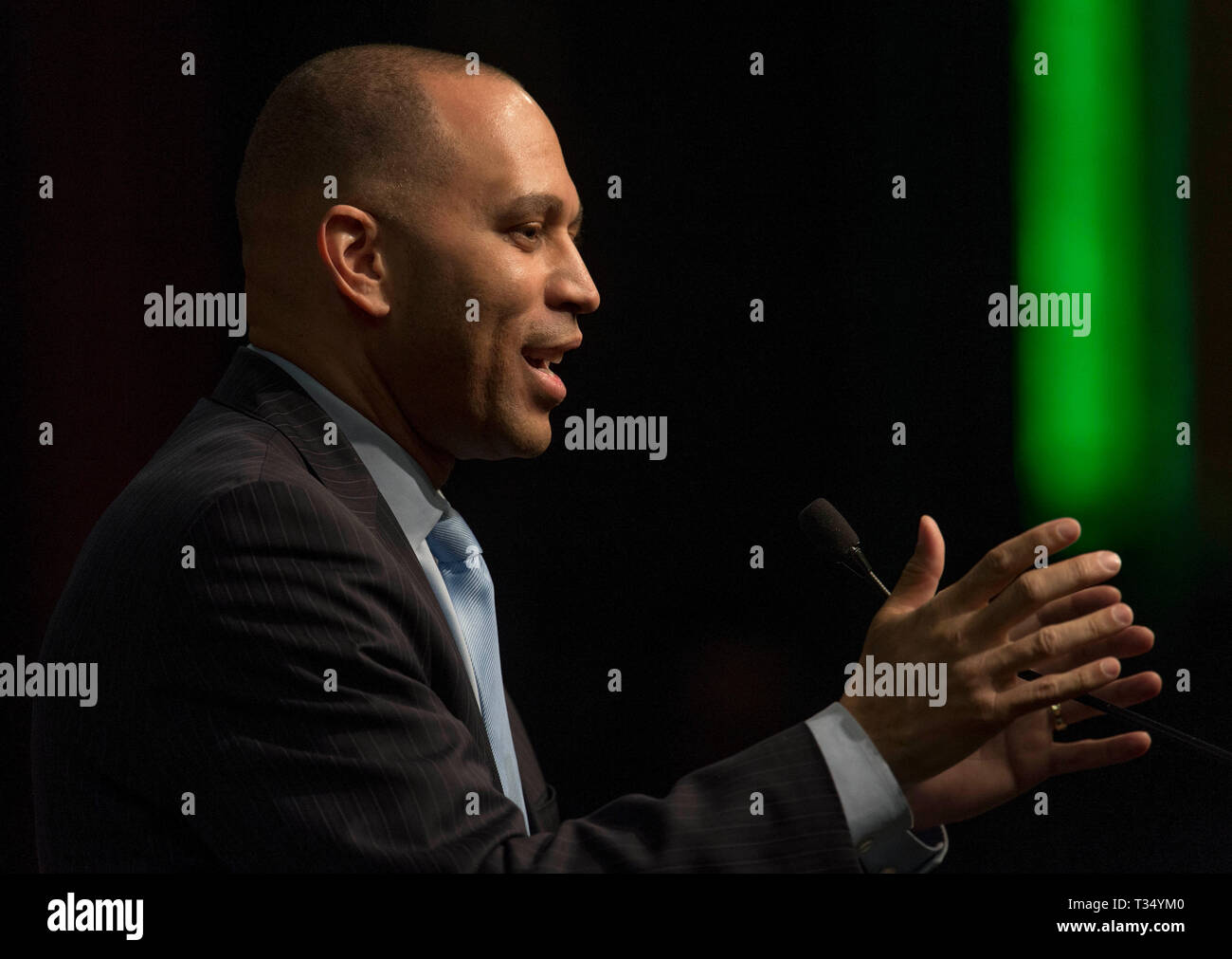 New York, New York, USA. 05th Apr, 2019. Democratic Congressman HAKEEM ...