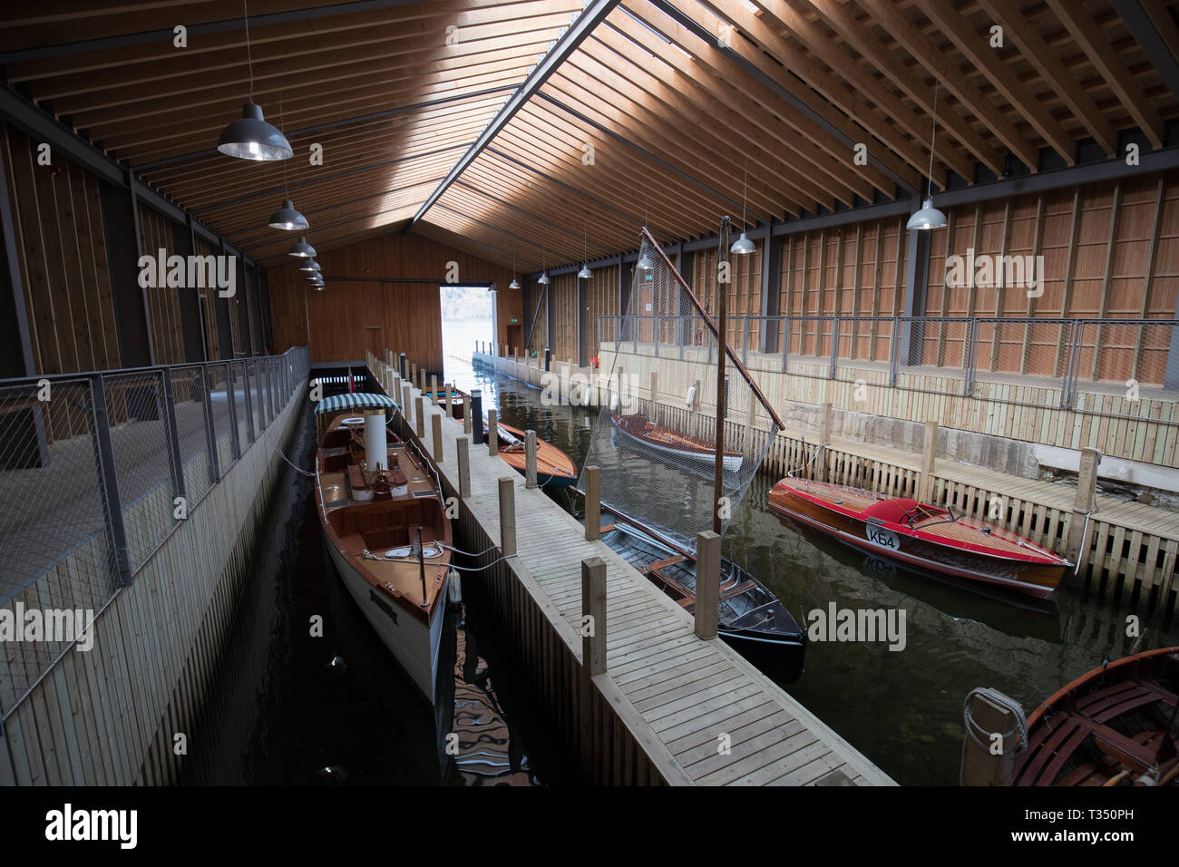 Cumbria UK 6th April 2019 Lake Windermere New "Windermere Jetty "Museum ...