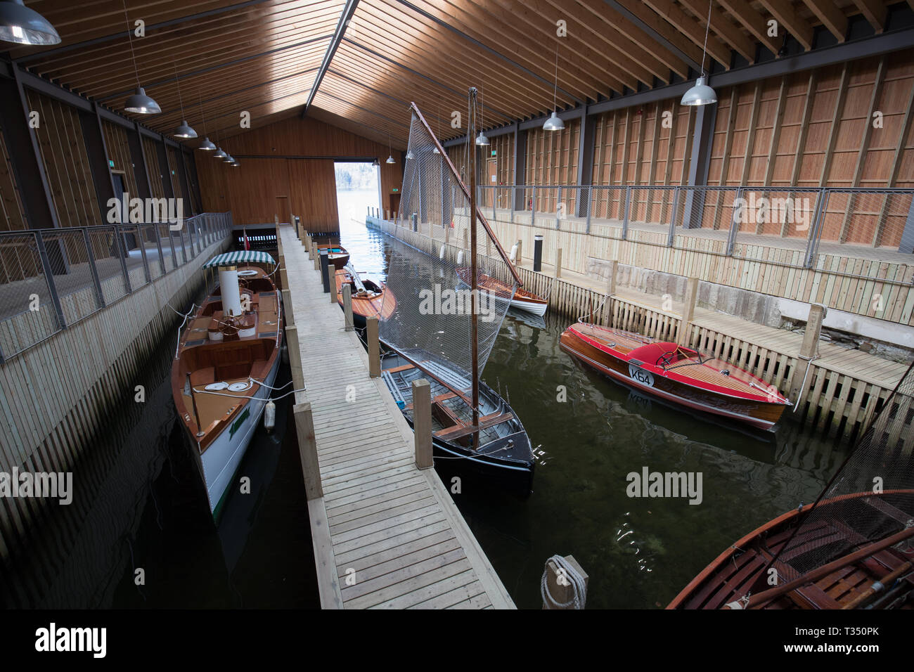Cumbria UK 6th April 2019 Lake Windermere New "Windermere Jetty "Museum ...