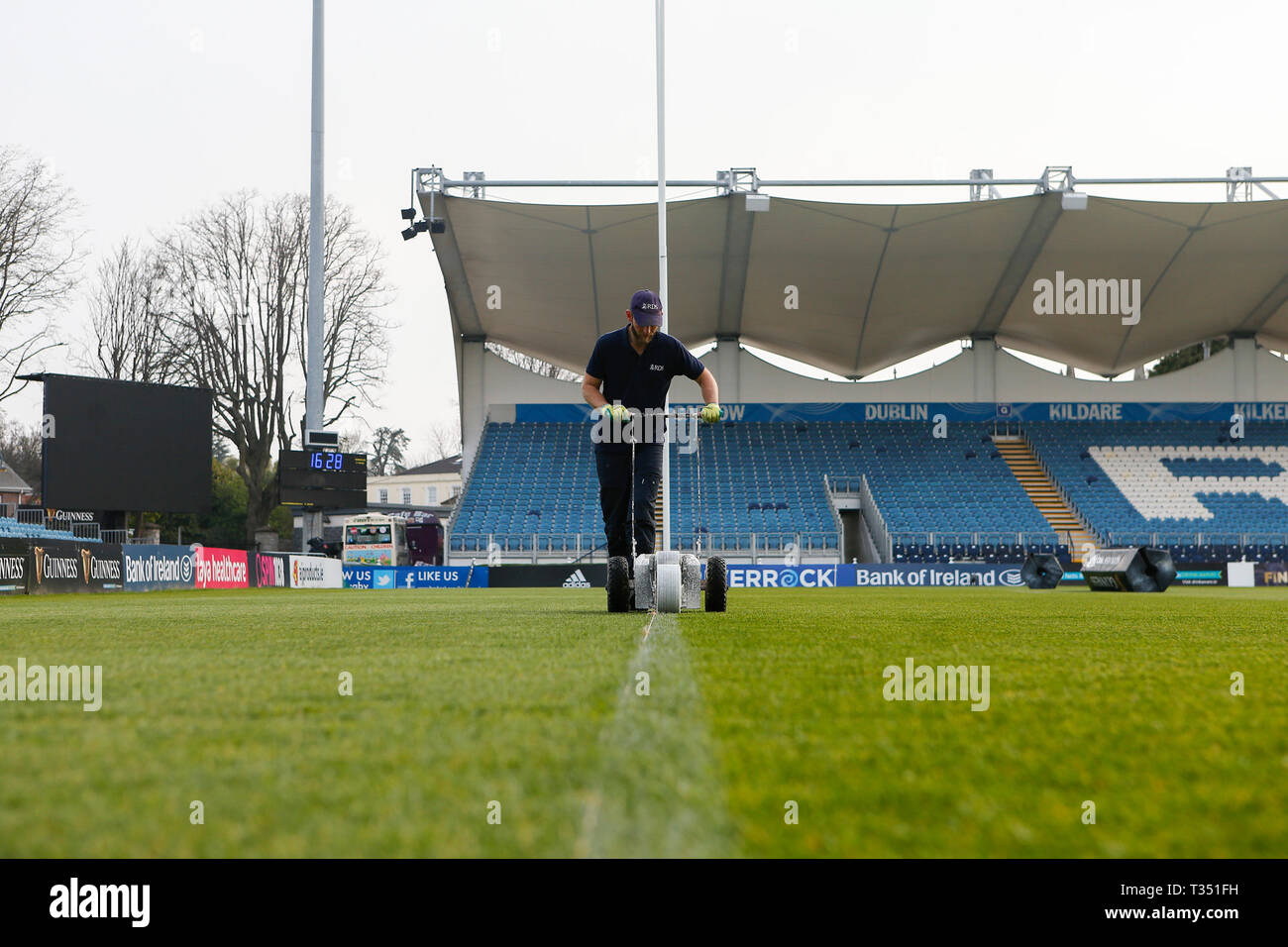 RDS Arena, Dublin, Ireland. 6th Apr, 2019. Guinness Pro14 rugby ...