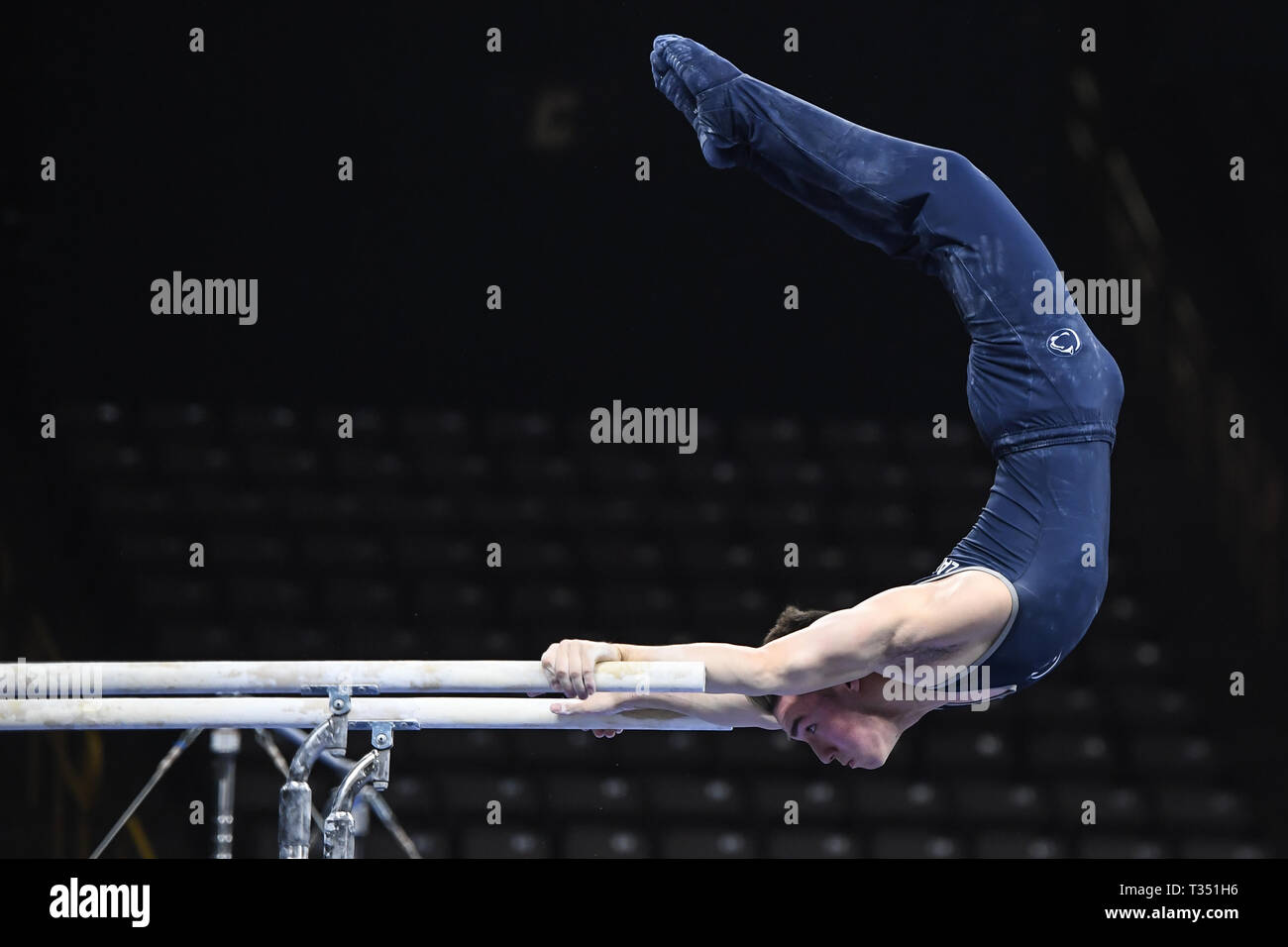 Iowa City, Iowa, USA. 5th Apr, 2019. SAM ZAKUTNEY from Penn State ...