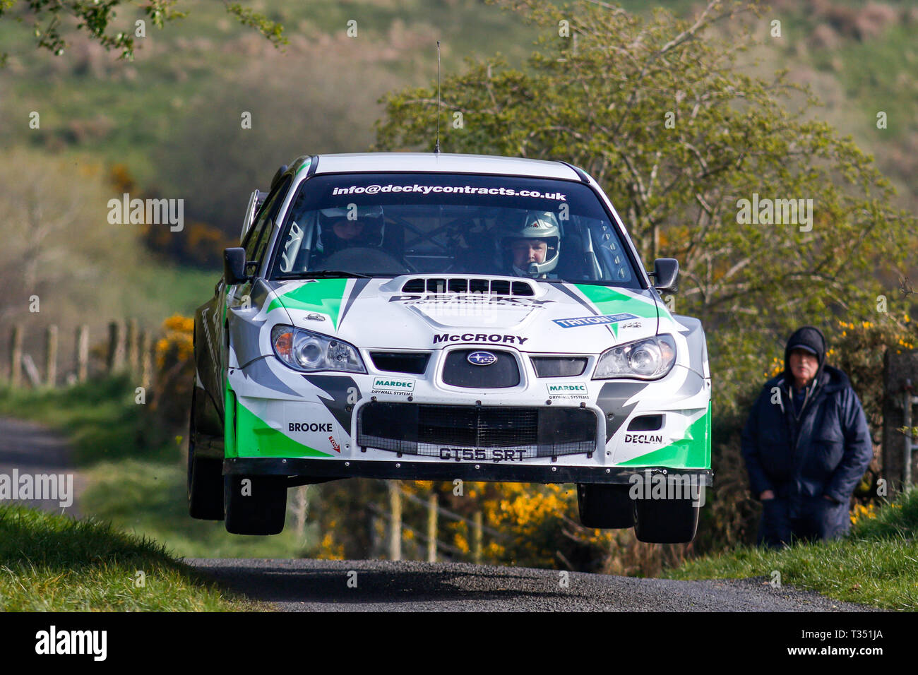 Strabane, Northern Ireland. 6th Apr, 2019. McGrady Insurance Northern ...