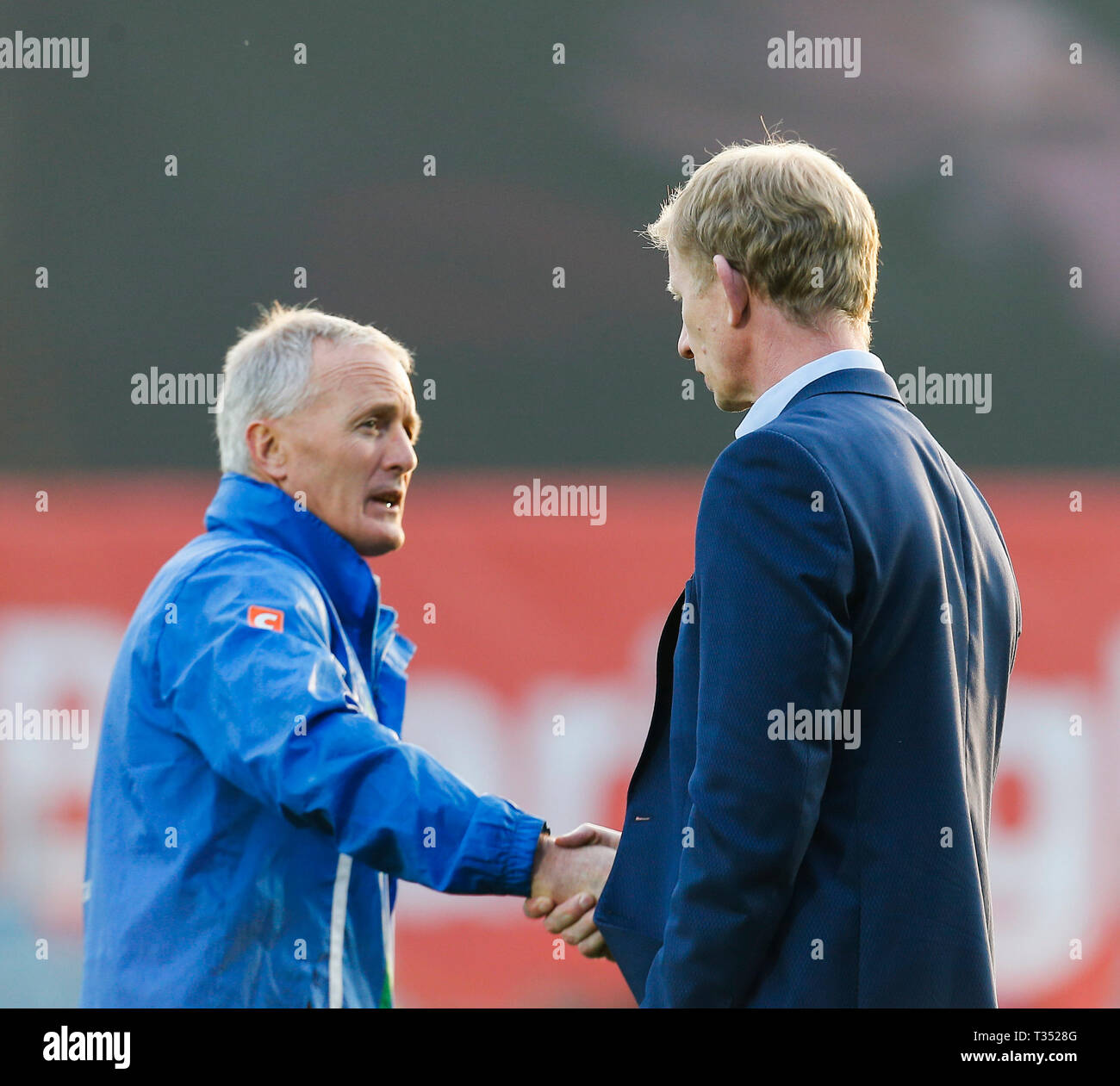 RDS Arena, Dublin, Ireland. 6th Apr, 2019. Guinness Pro14 rugby ...