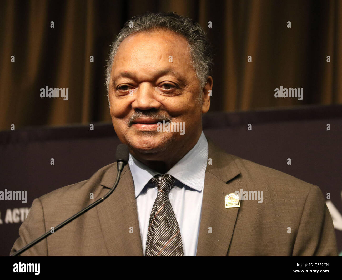 New York City, New York, USA. 5th Apr, 2019. Activist JESSE JACKSON, JR ...