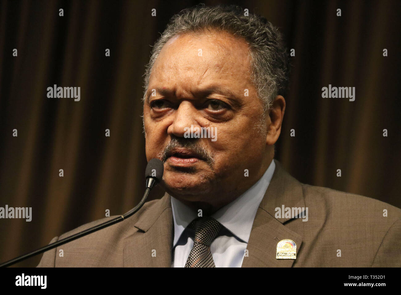 New York City, New York, USA. 5th Apr, 2019. Activist JESSE JACKSON, JR ...