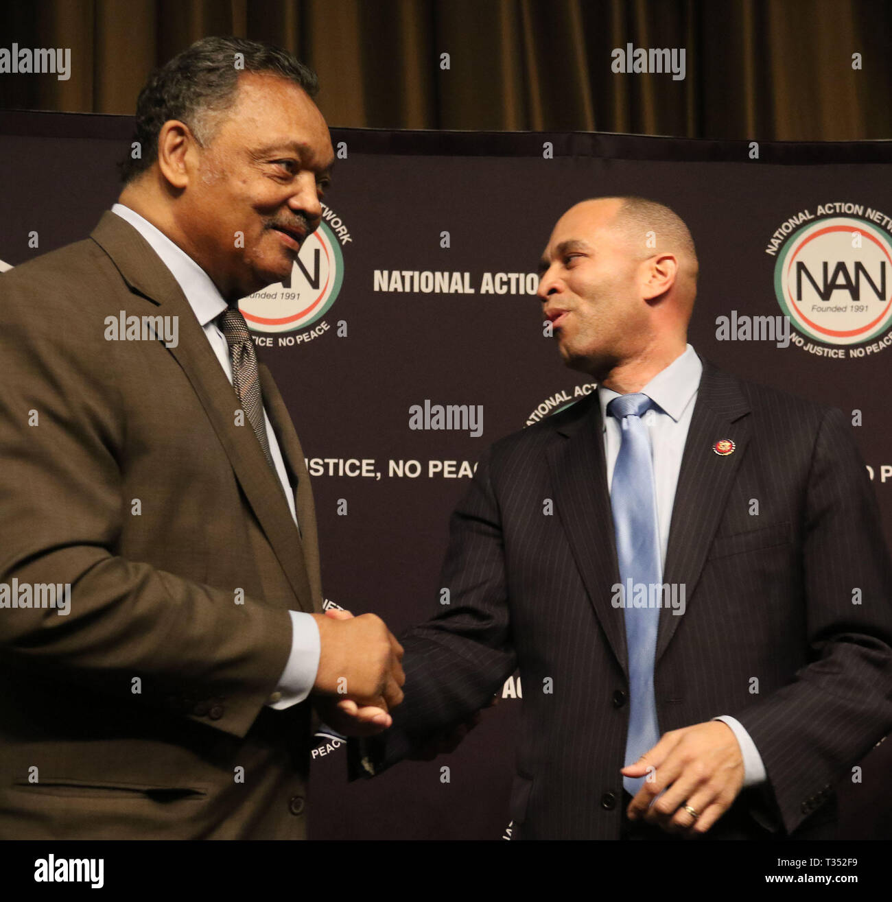 New York City, New York, USA. 5th Apr, 2019. Activist JESSE JACKSON, JR ...