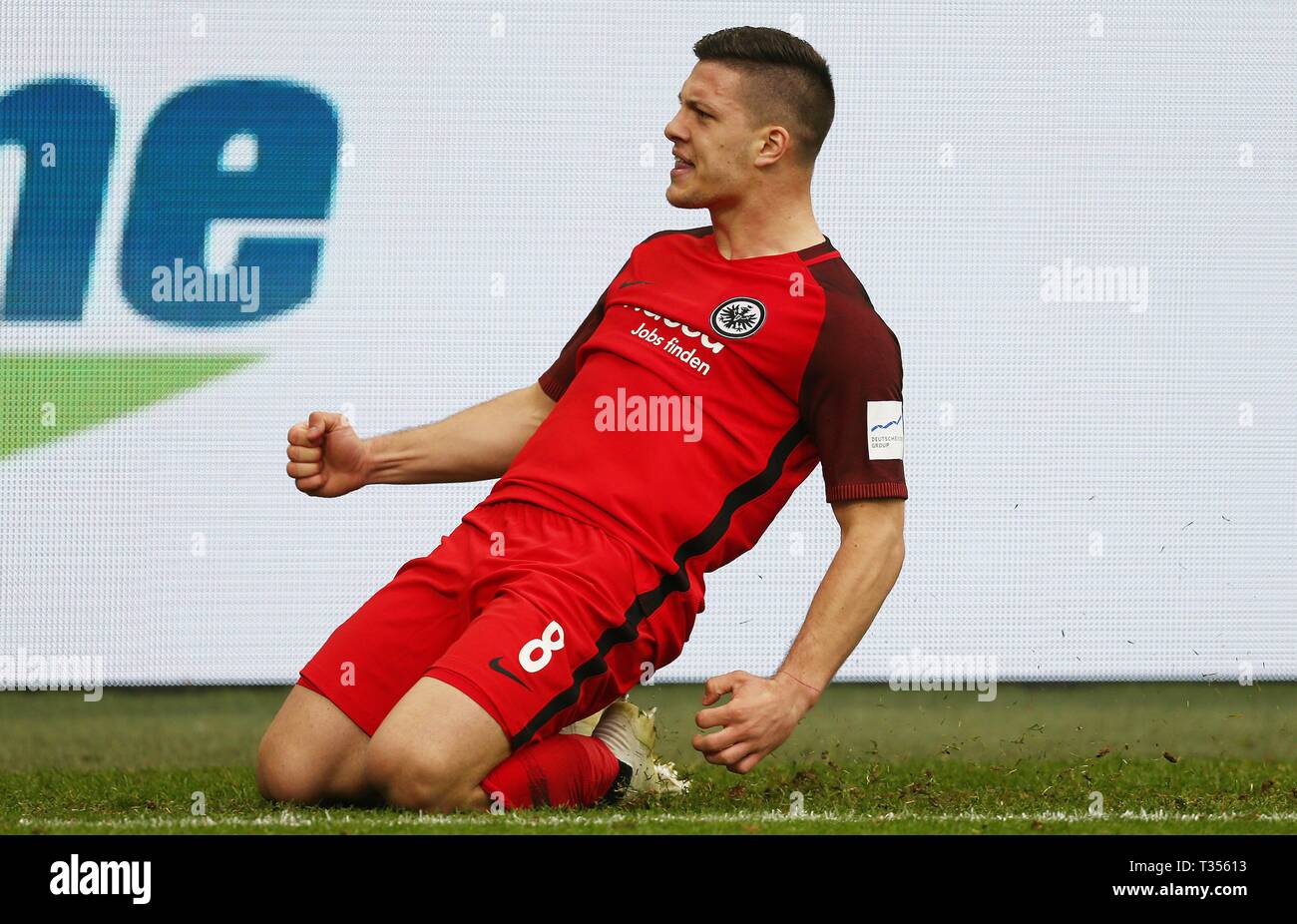 Gelsenkirchen, Germany. 06th Apr, 2019. firo: 06.04.2019, football, 1 ...