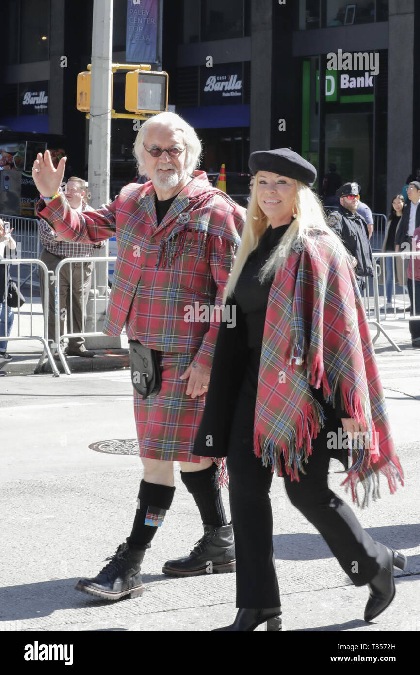 New York, USA. 6th Apr, 2019. Sixth Avenue, New York, USA, April 06 ...
