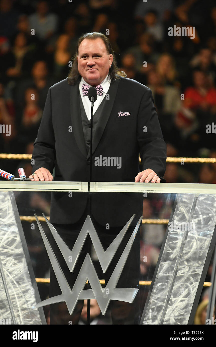 New York, USA. 6th Apr, 2019. Brutus 'The Barber' Beefcake at the 2019 ...