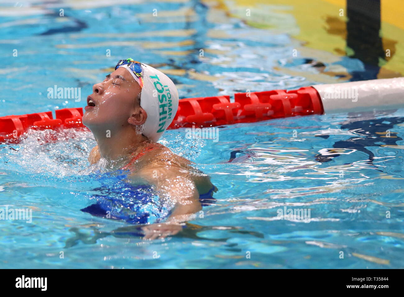 Tatsumi International Swimming Center, Tokyo, Japan. 5th Apr, 2019. Yui ...