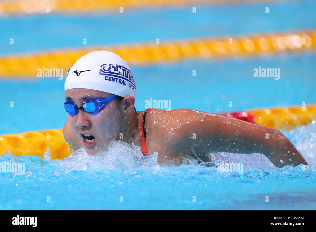 Tatsumi International Swimming Center, Tokyo, Japan. 5th Apr, 2019. Chiho Mizuguchi, APRIL 5 ...