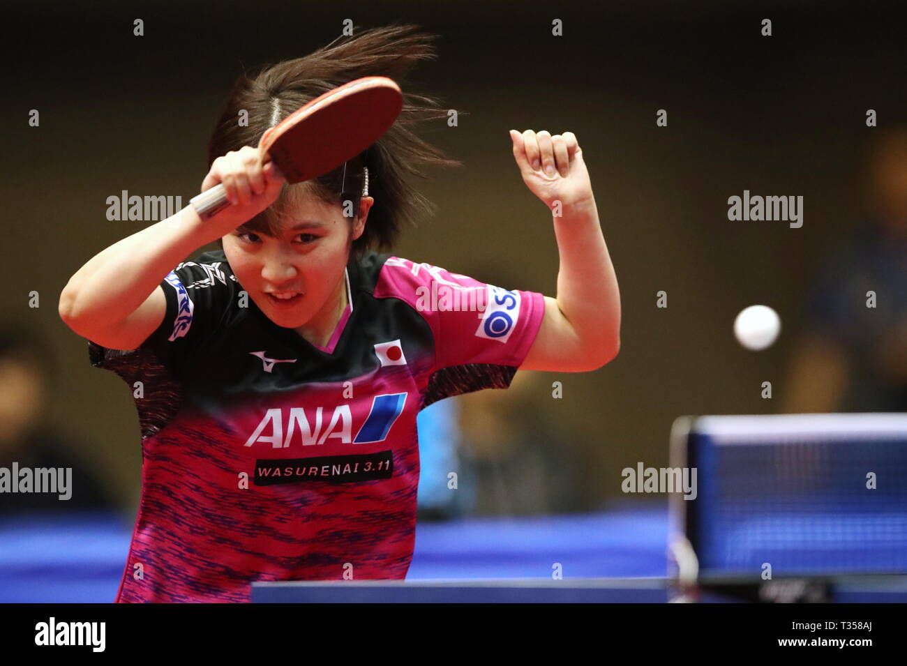 Miu Hirano (JPN), APRIL 6, 2019 - Table Tennis : 32nd LION ITTF-ATTU ...