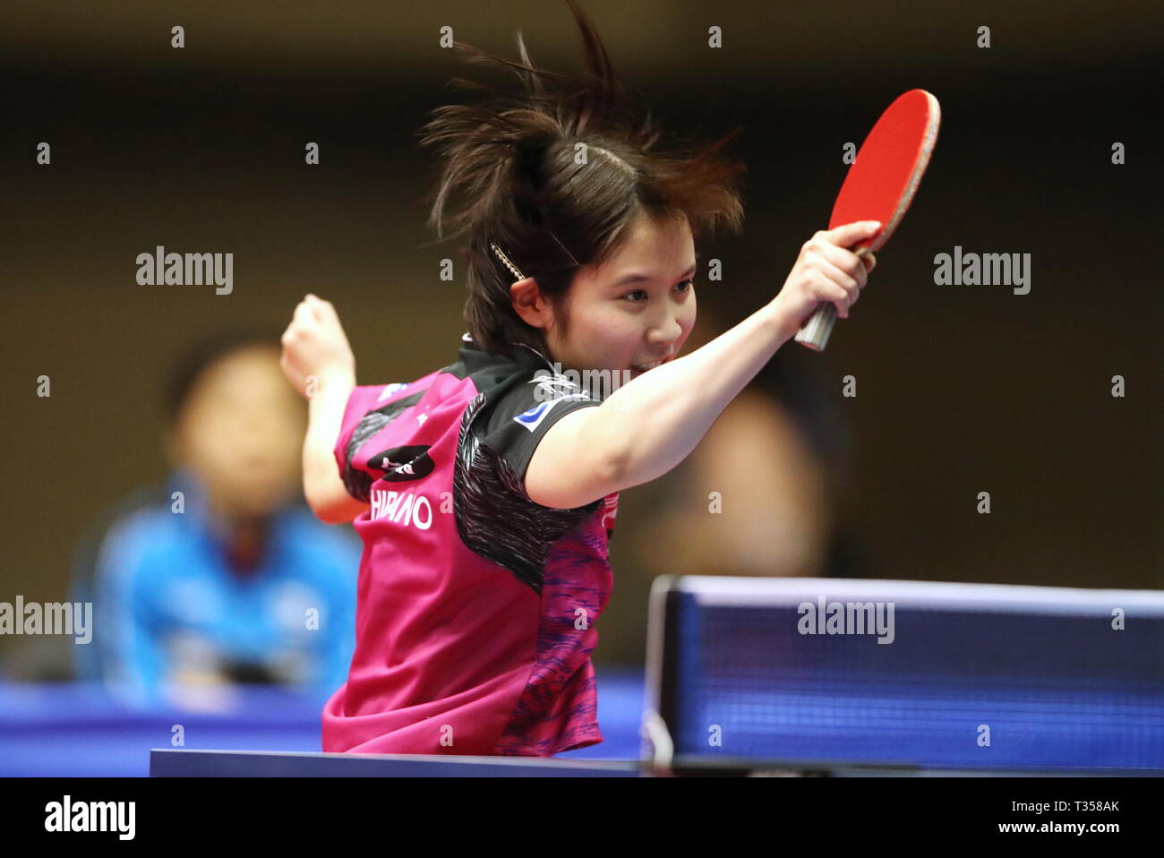 Miu Hirano (JPN), APRIL 6, 2019 - Table Tennis : 32nd LION ITTF-ATTU ...