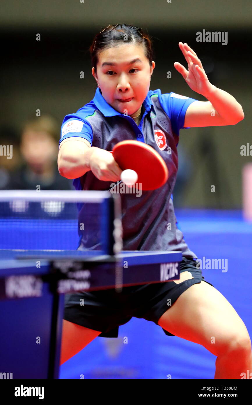 Lee Ho Ching (HKG), APRIL 5, 2019 - Table Tennis : 32nd LION ITTF-ATTU ...