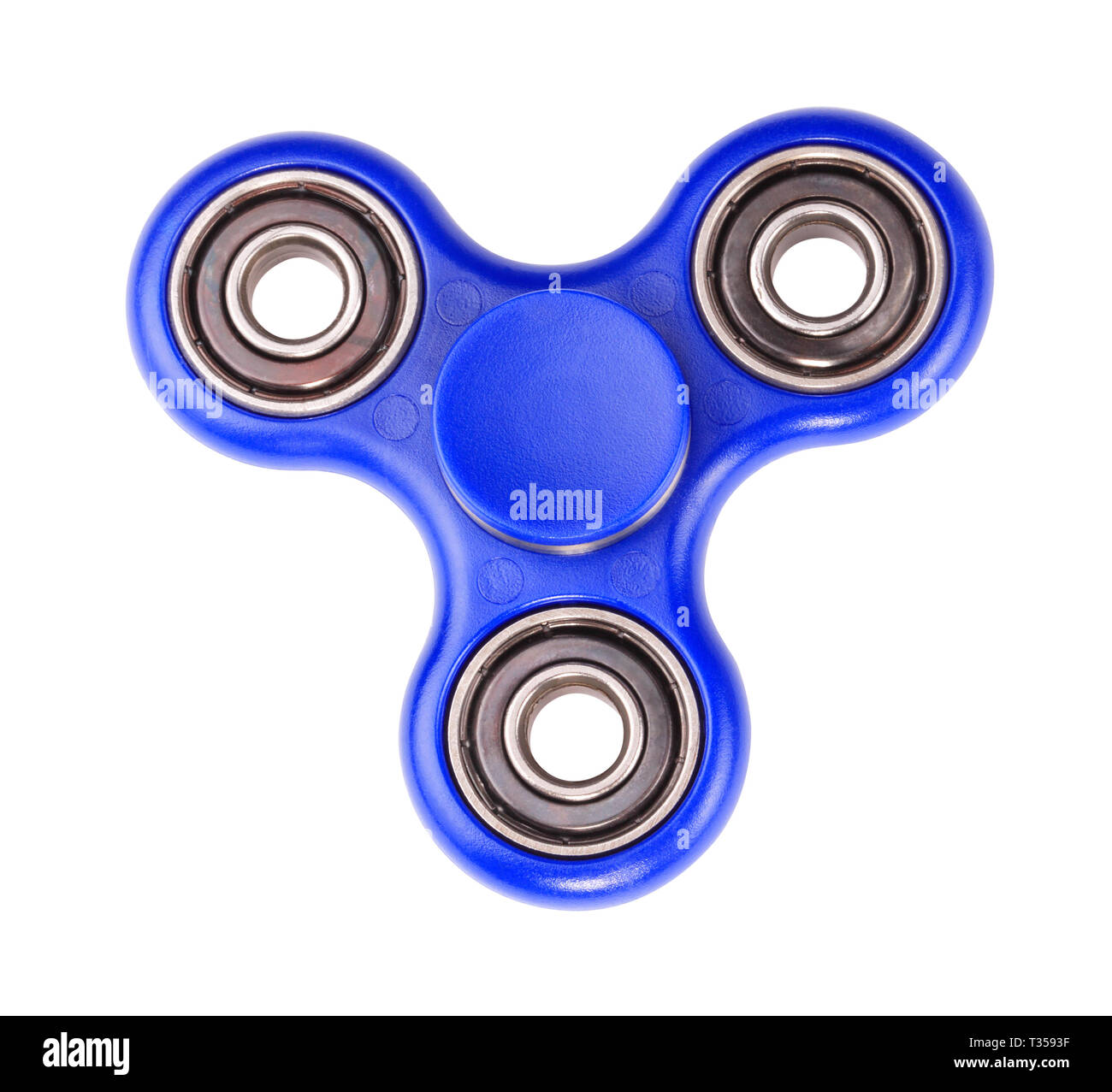 blue plastic toy isolated on white background at day Stock Photo - Alamy