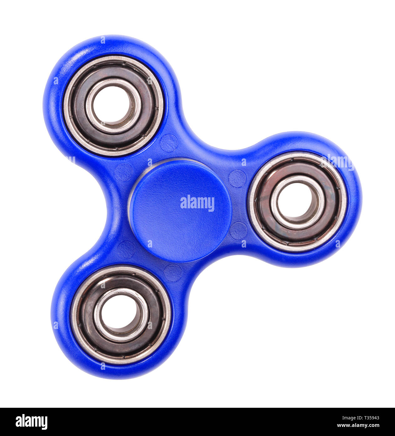 blue plastic toy isolated on white background at day Stock Photo - Alamy