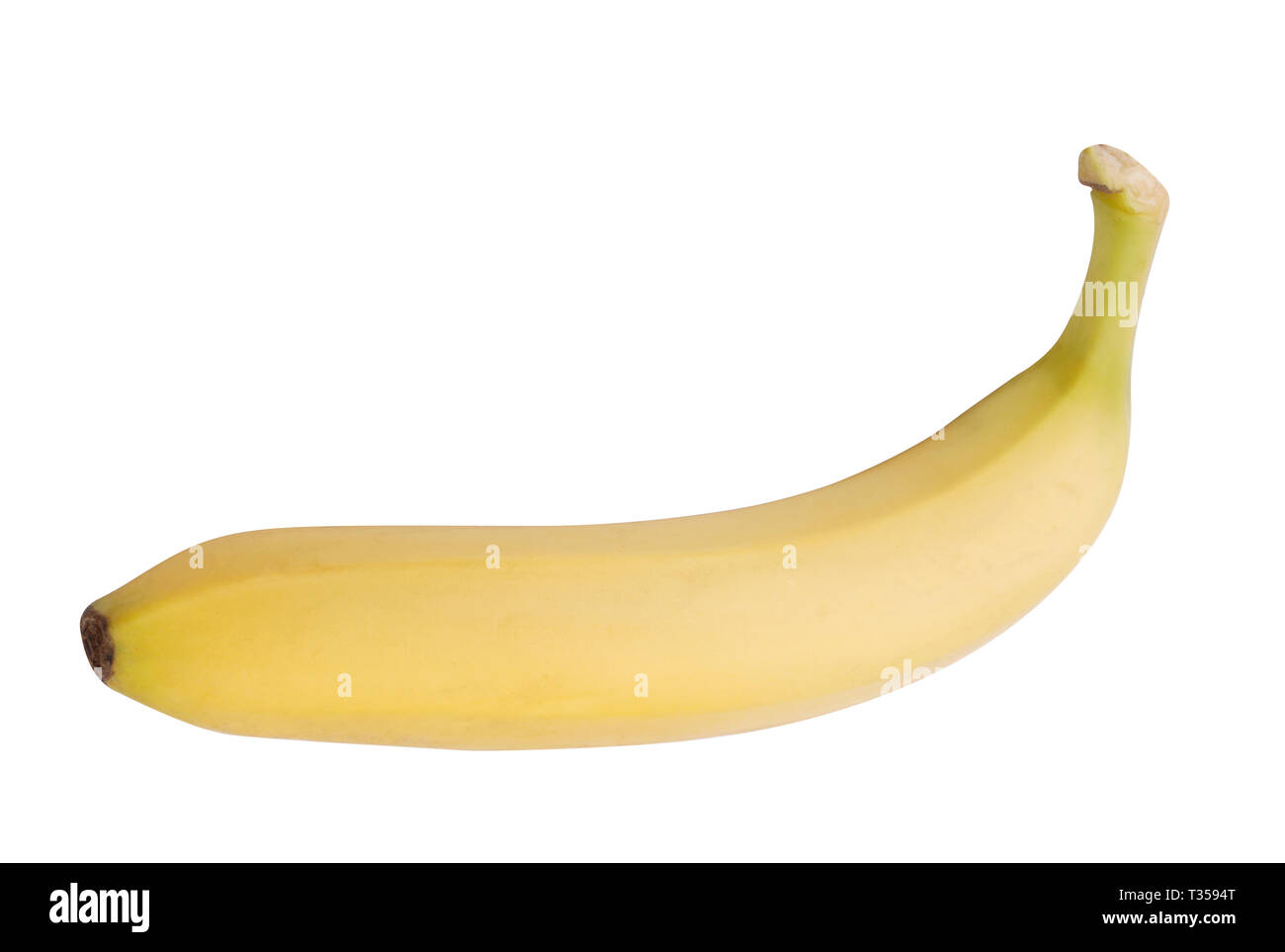 Yellow Banana Isolated Stock Photo - Alamy