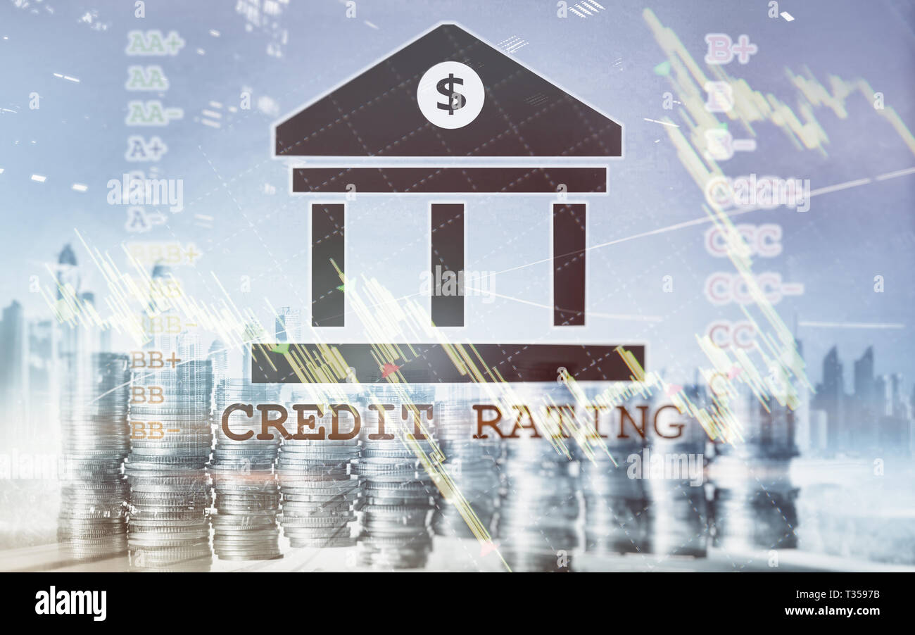 Credit Rating. Finance, capital banking and investment concept Stock ...