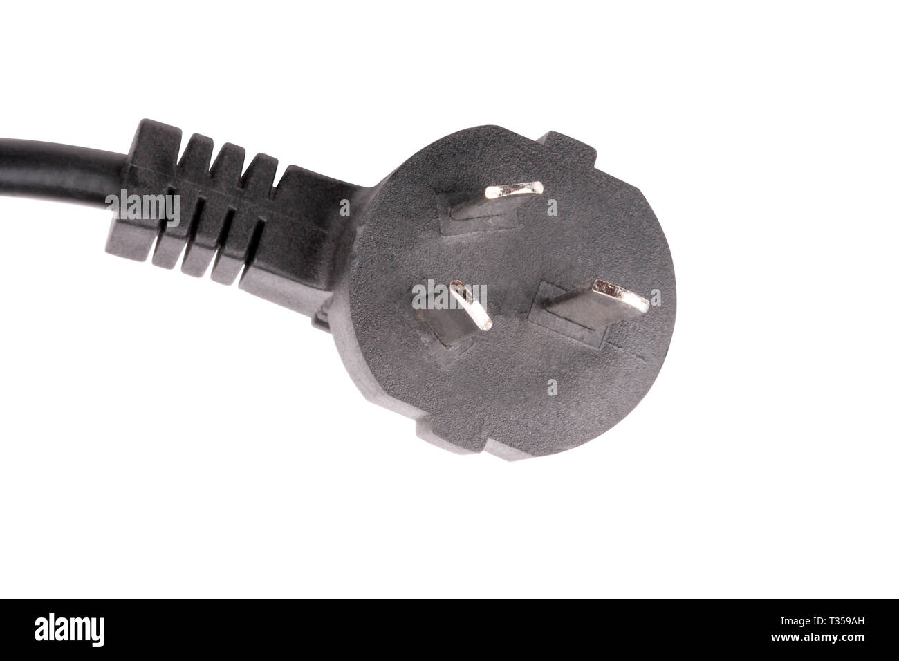 UK Outlet Plug with Cord Isolated Stock Photo - Alamy