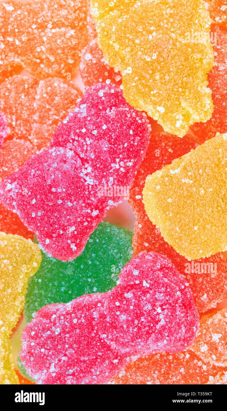 Multicolor Fruit Jelly Stock Photo - Alamy