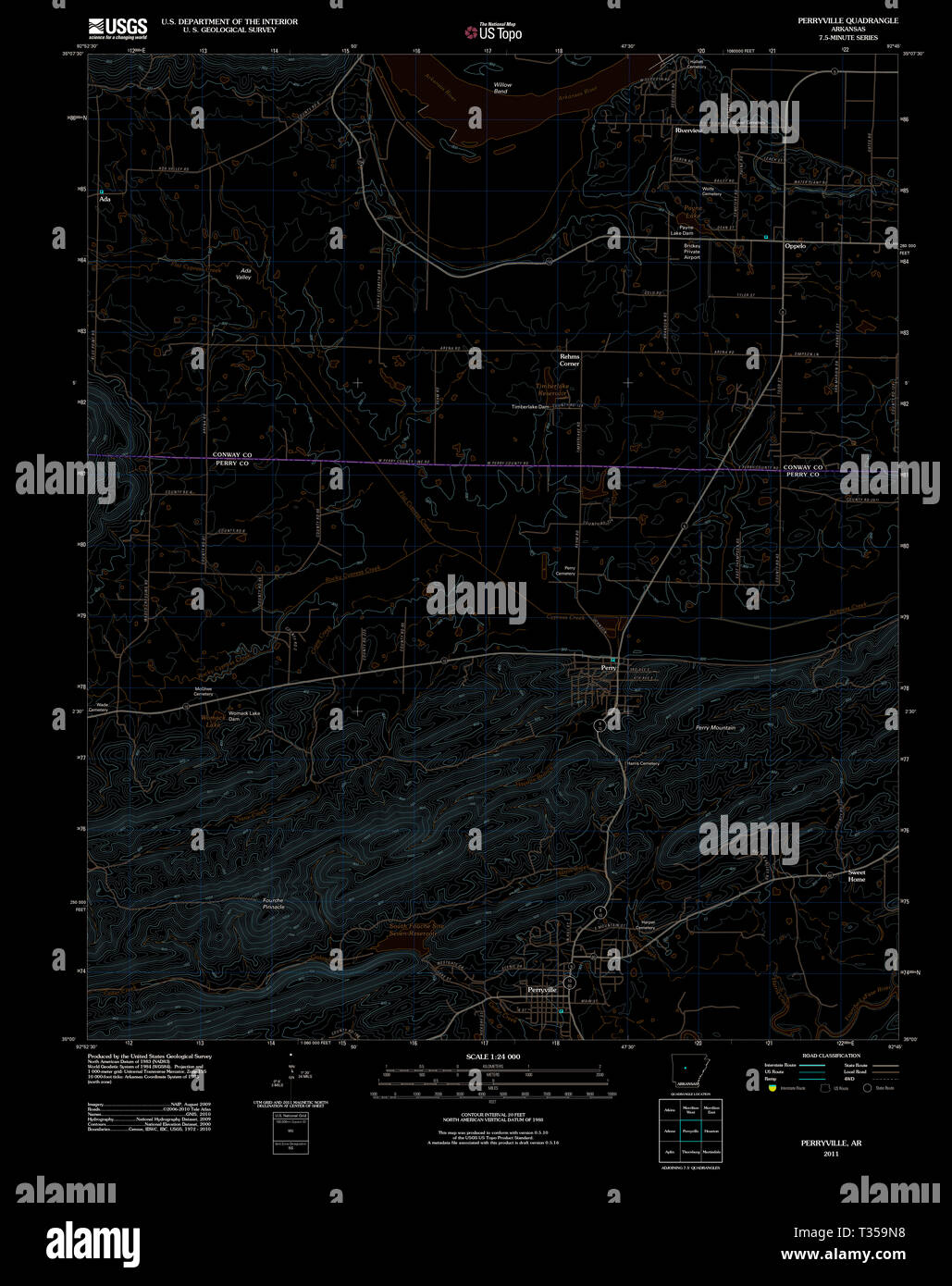 Map of perryville hi-res stock photography and images - Alamy
