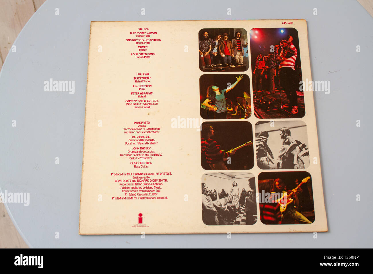 Third? album from outstanding 1970s band Patto formerly TimeBox Stock ...