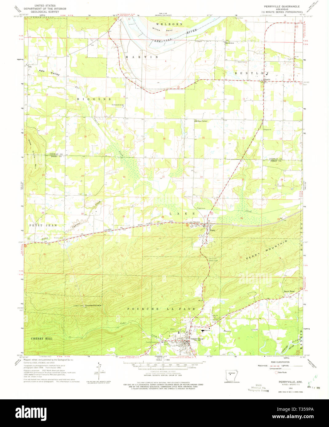 Map of perryville hi-res stock photography and images - Alamy