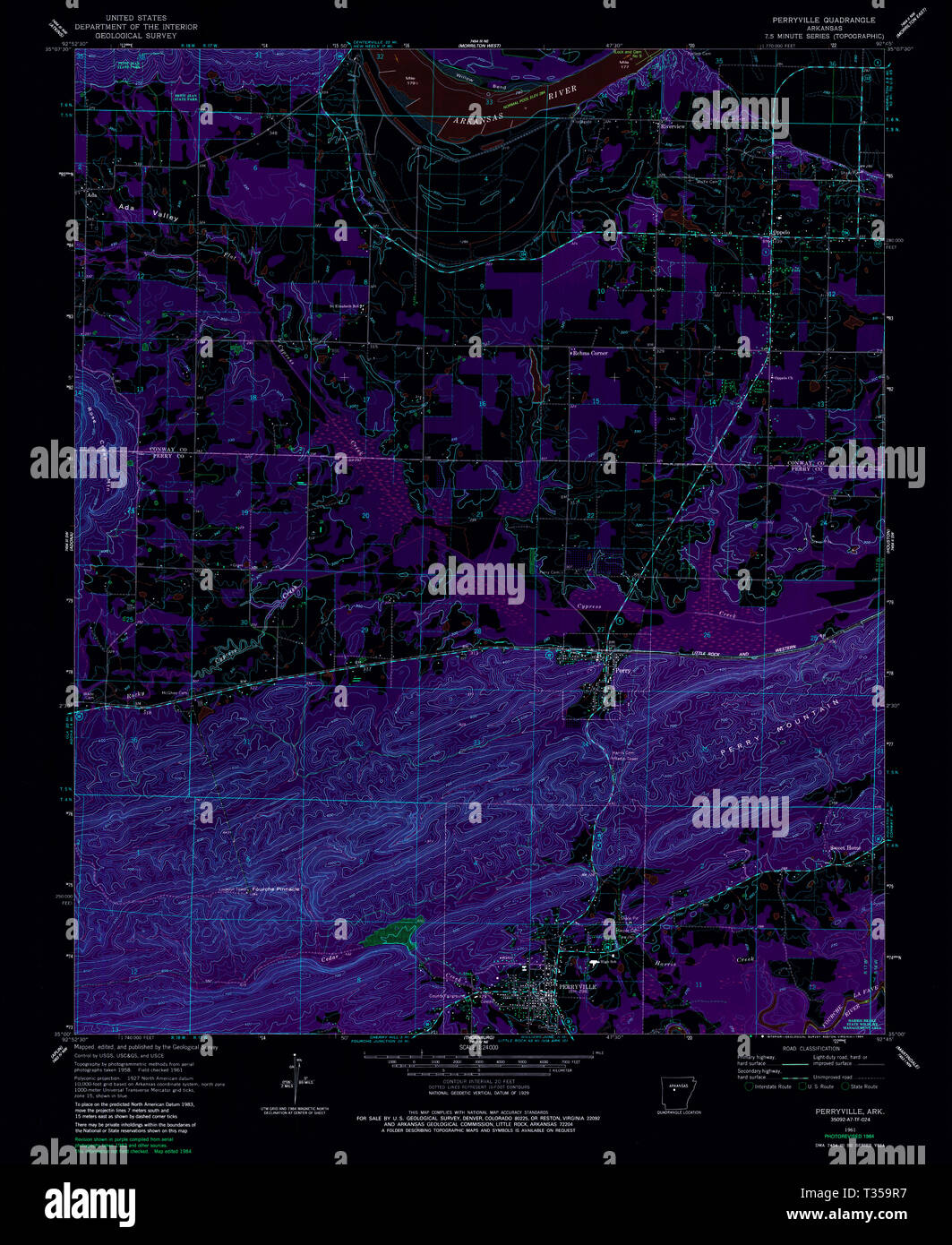Map of perryville hi-res stock photography and images - Alamy