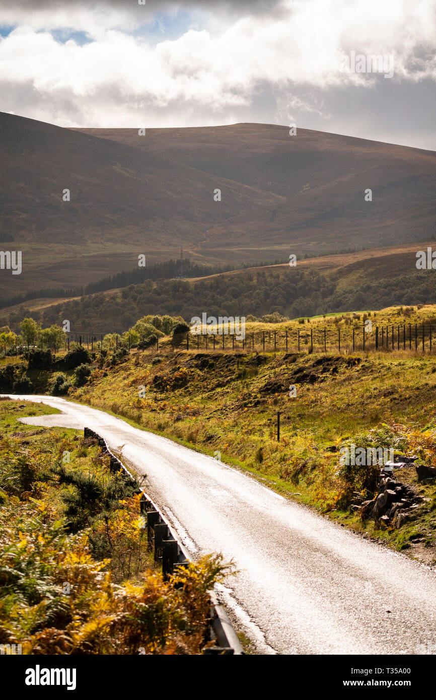 Typical scottish country road hi-res stock photography and images - Alamy