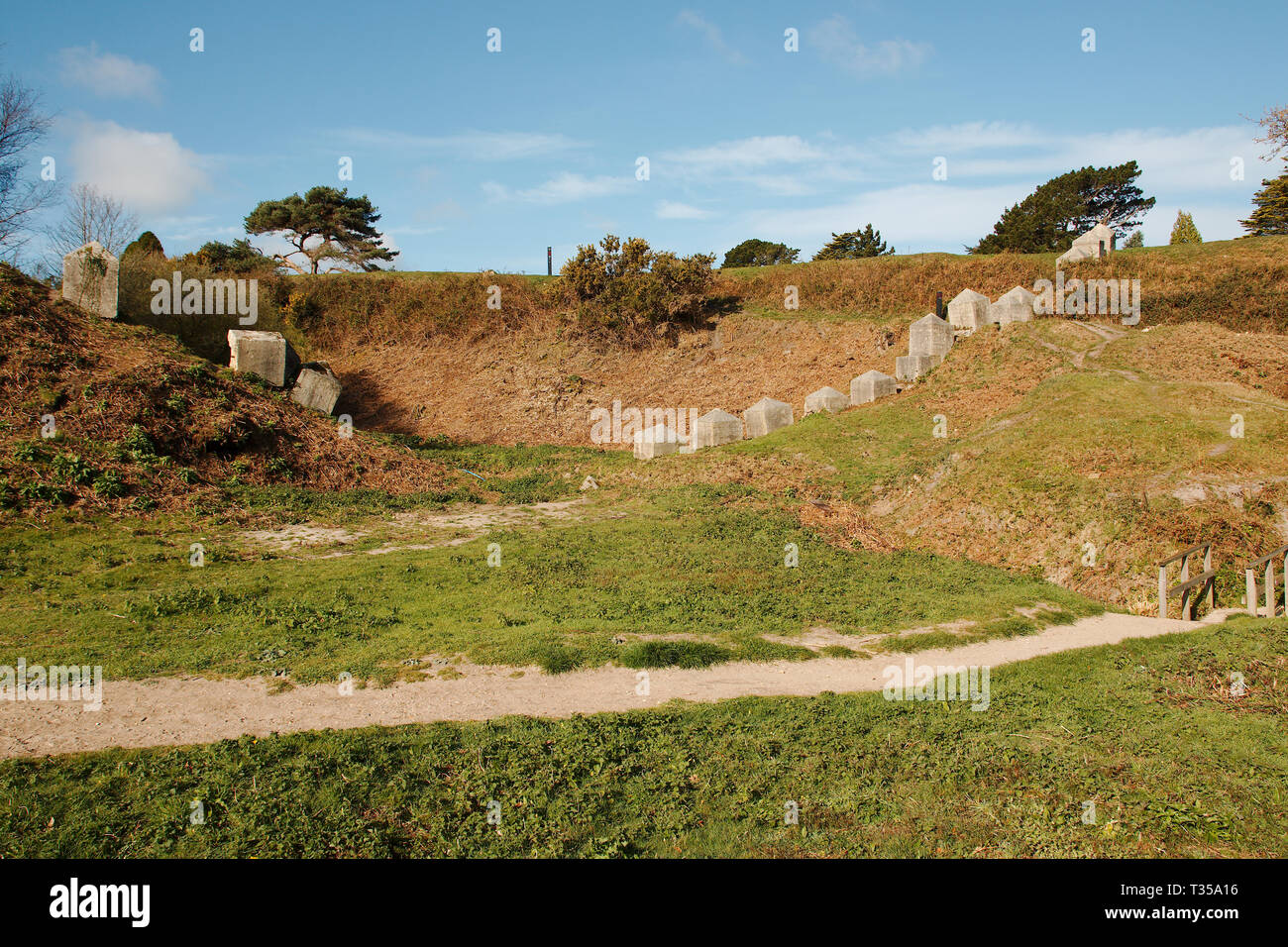Anti tank obstacle hi-res stock photography and images - Alamy