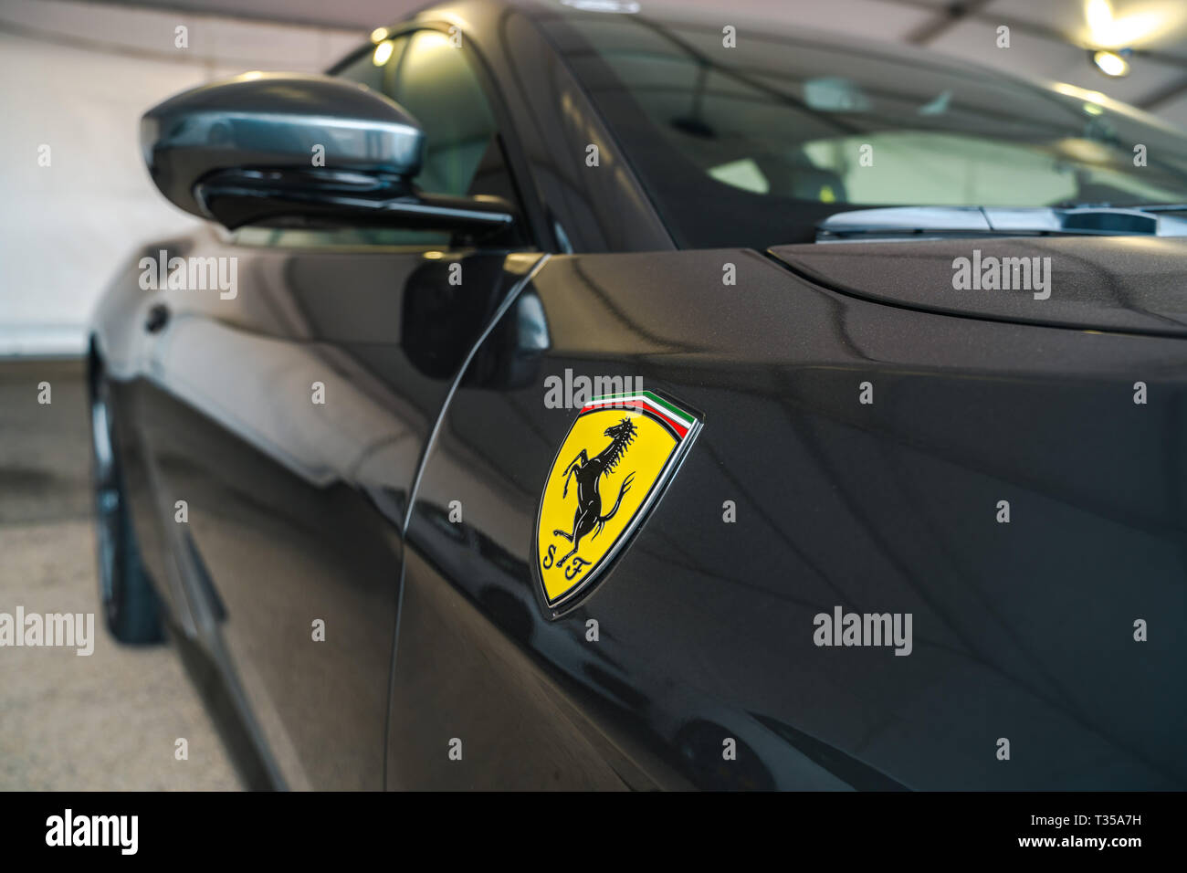 Ferrari shield hi-res stock photography and images - Alamy
