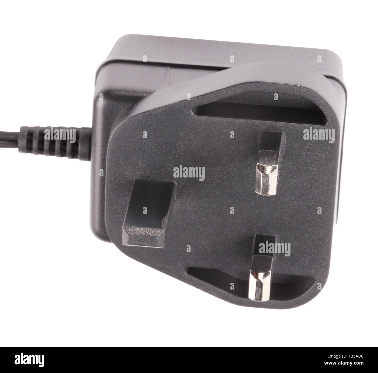 UK Outlet Plug with Cord Isolated Stock Photo - Alamy