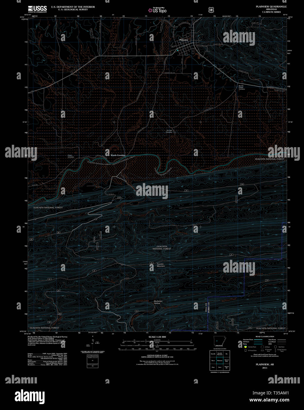 Map of plainview hi-res stock photography and images - Alamy
