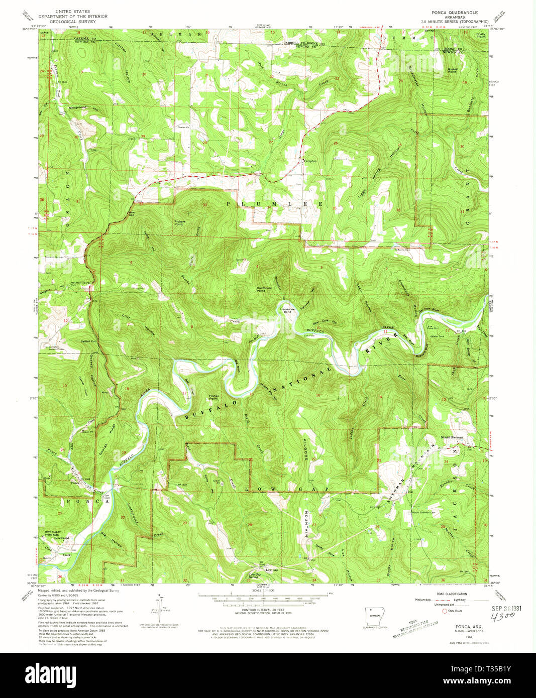 Ponca map Cut Out Stock Images & Pictures - Alamy