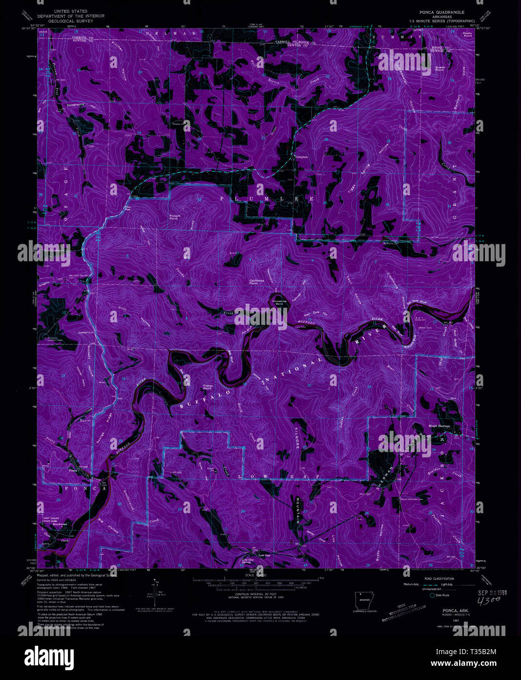 Ponca map hi-res stock photography and images - Alamy