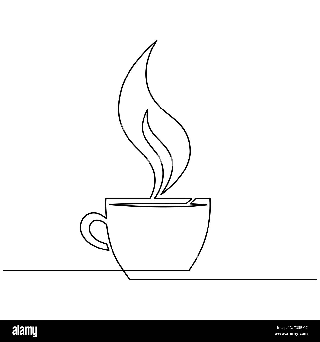 Coffee Steam Drawing
