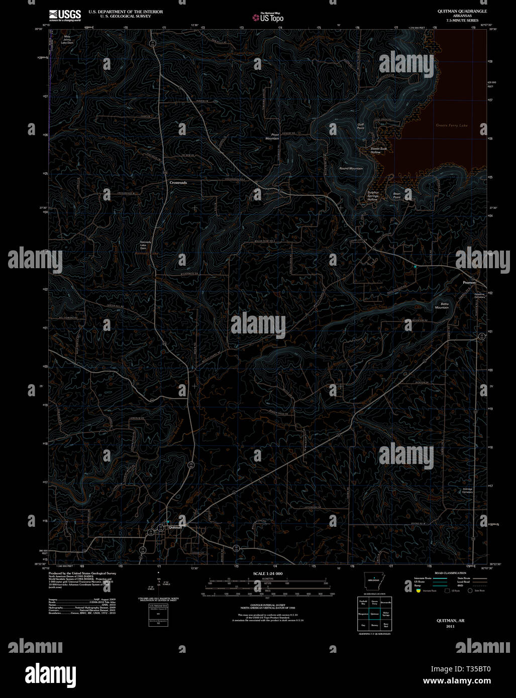 Map of quitman hi-res stock photography and images - Alamy