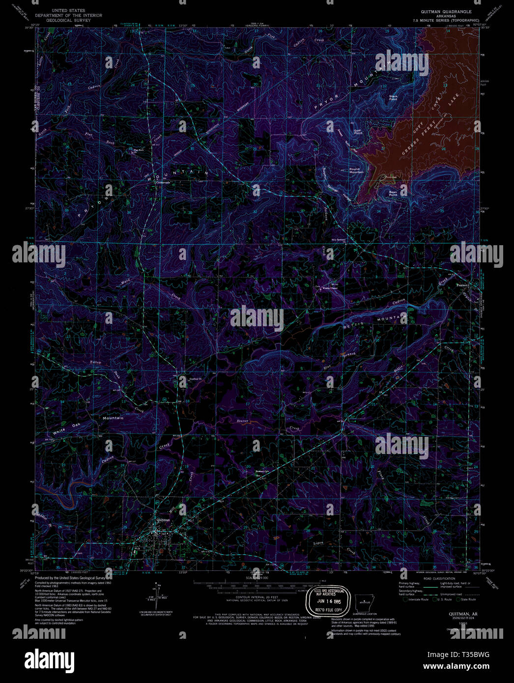 Map of quitman hi-res stock photography and images - Alamy