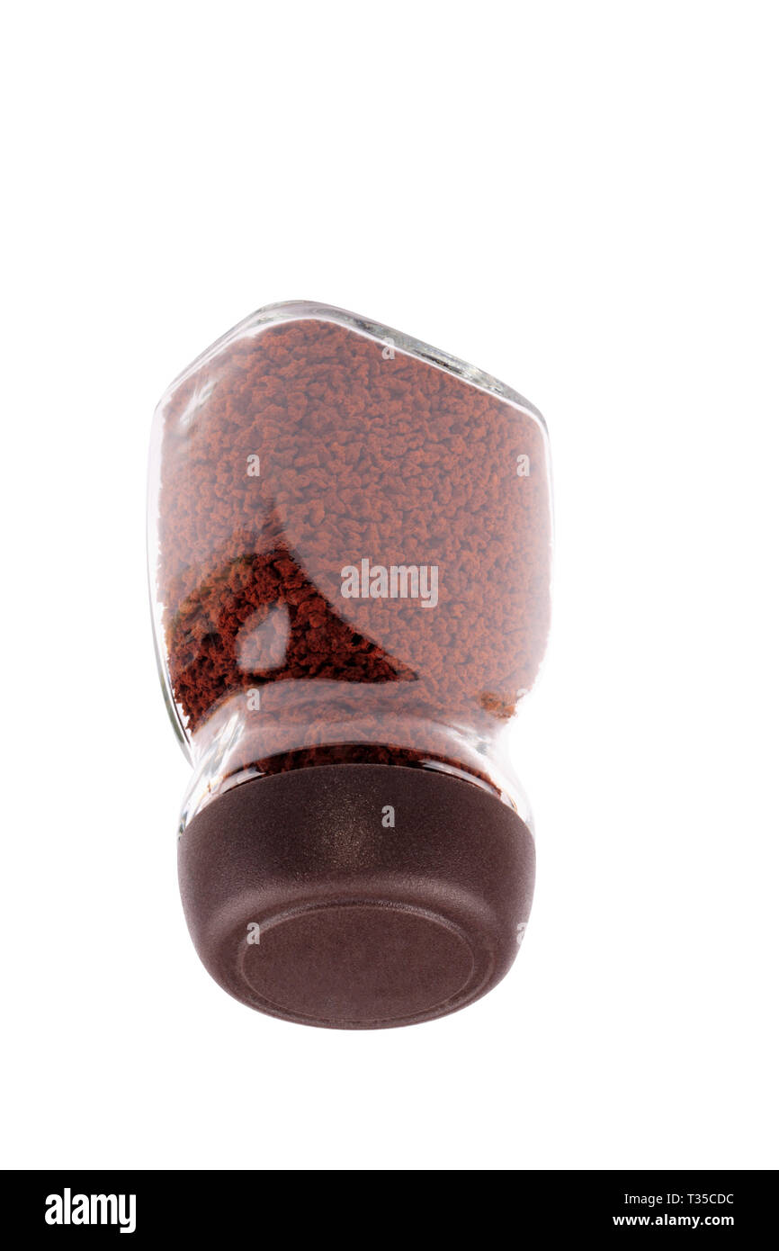 Jar of Instant Coffee Isolated Stock Photo - Alamy