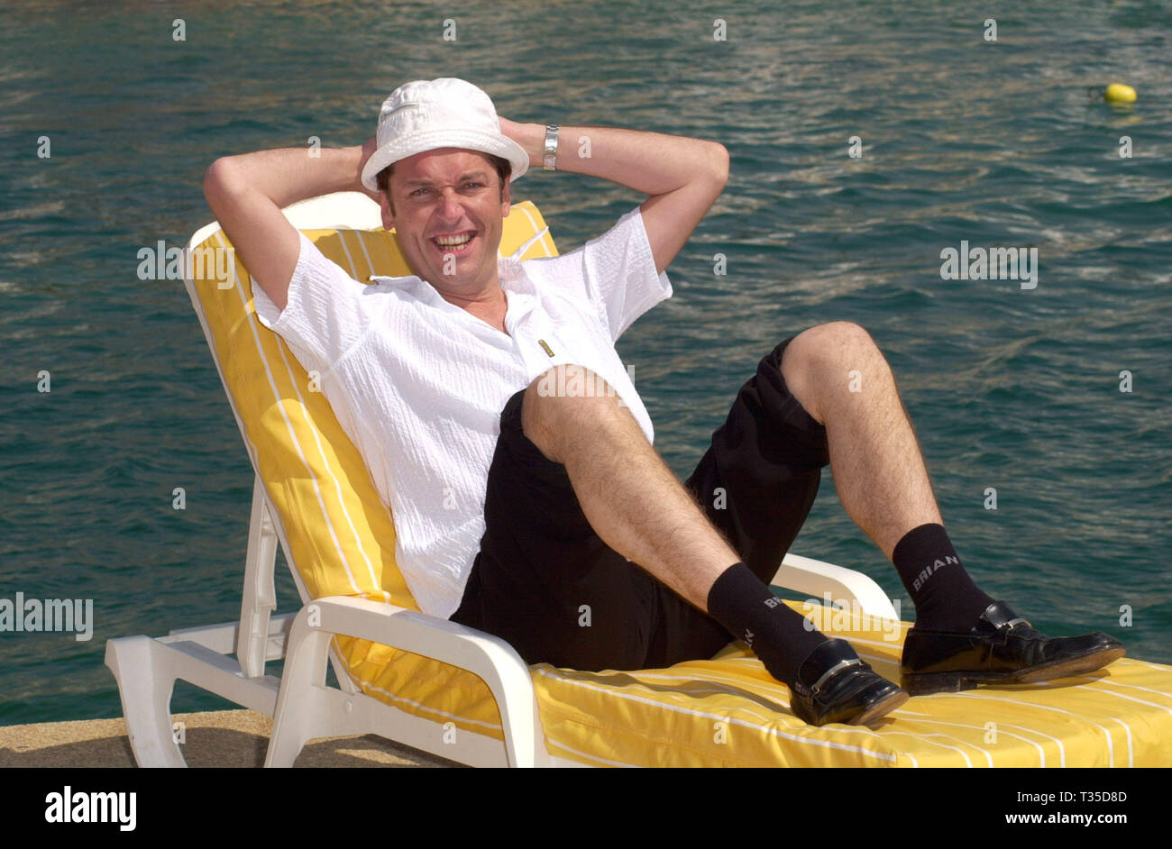 CANNES, FRANCE. May 13, 2001: Actor/comedian BRIAN CONLEY in Cannes to ...