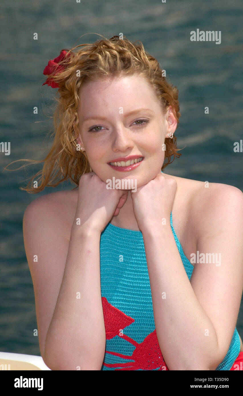 CANNES, FRANCE. May 13, 2001: Former model KELLY HARRISON (star of BBC ...