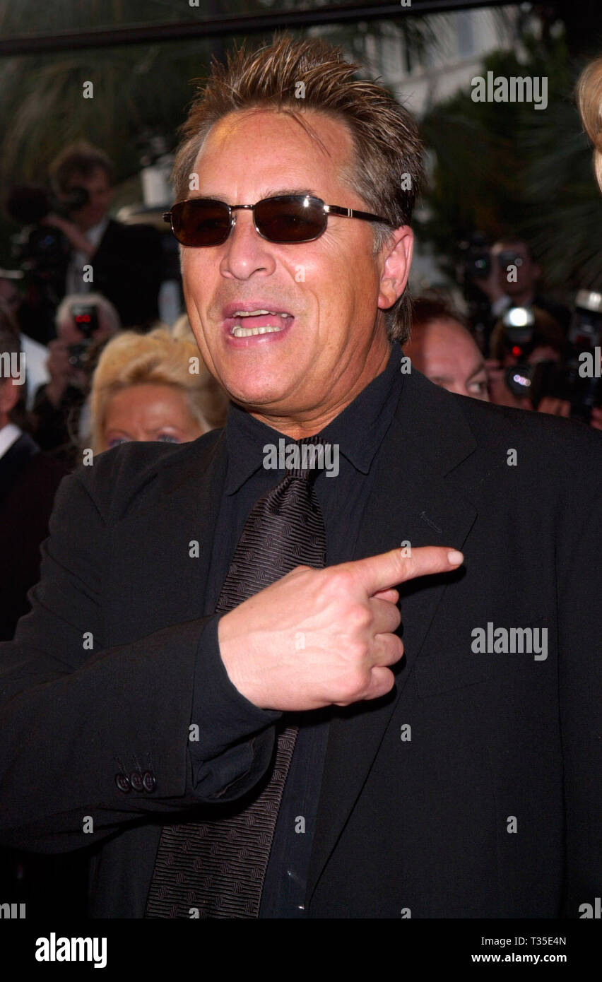 CANNES, FRANCE. May 15, 2001: Actor DON JOHNSON at the Cannes Film ...
