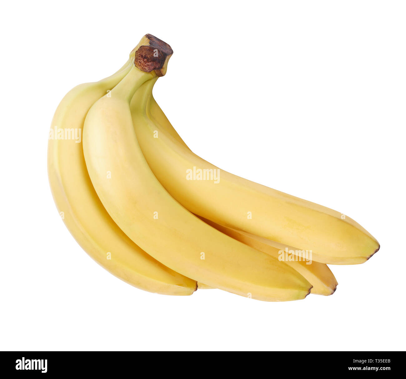 many yellow banana isolated at dry sunny day Stock Photo - Alamy