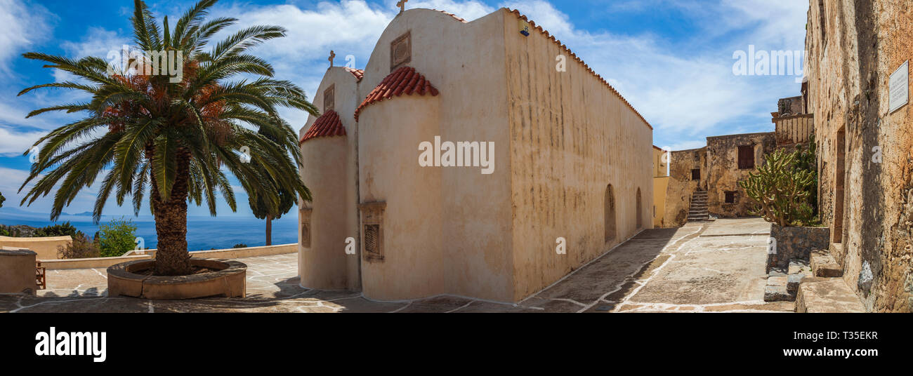 Monastery of Preveli.Crete Stock Photo - Alamy