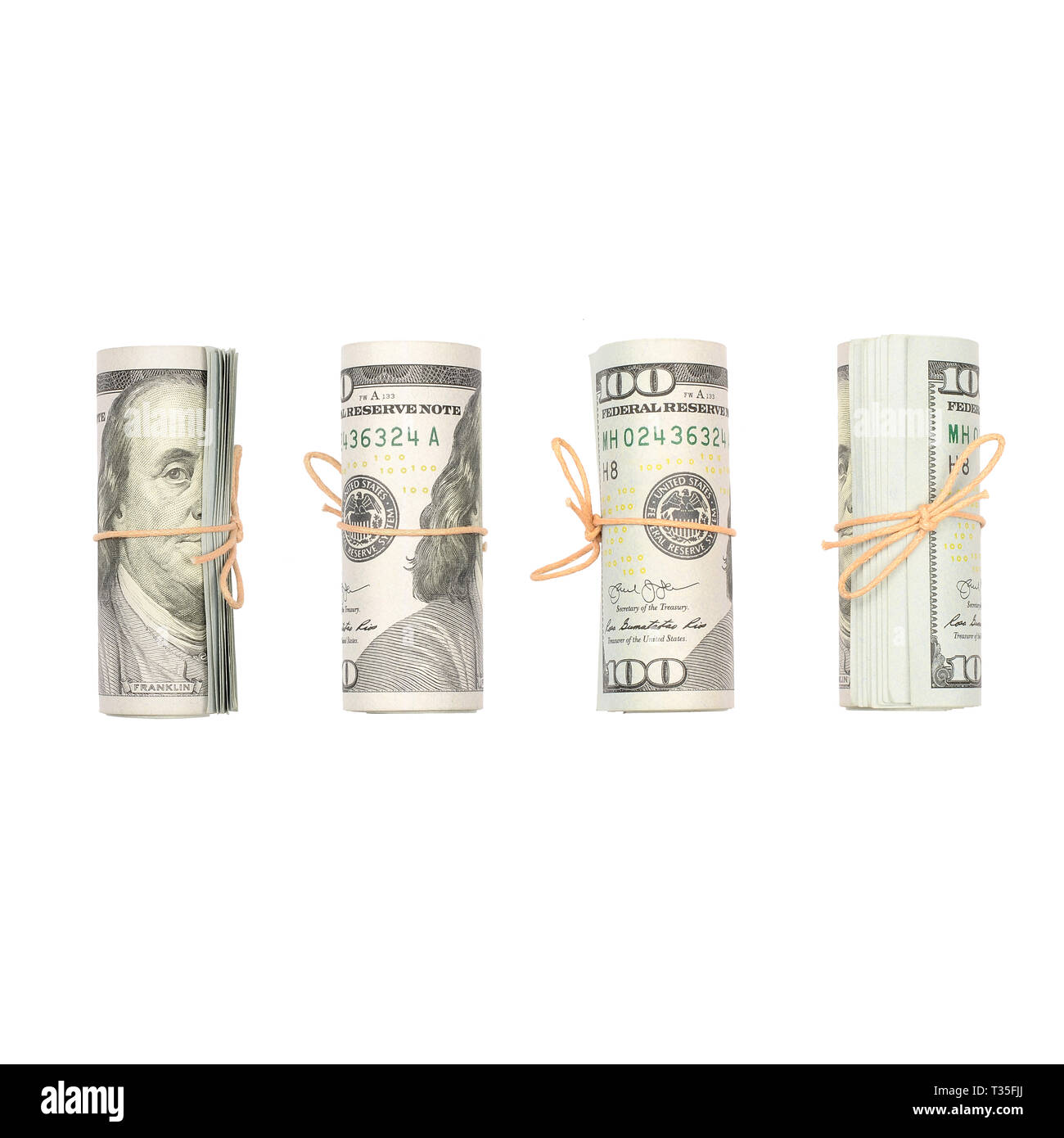 100 Dollar Bill Bundles High Resolution Stock Photography and Images ...