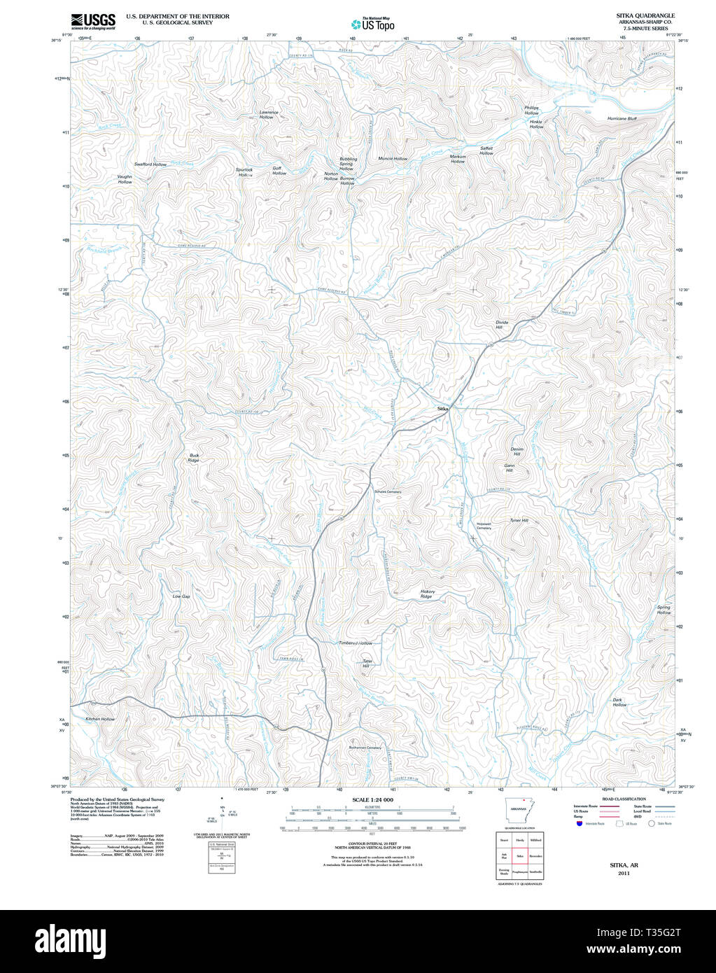 Map of sitka hi-res stock photography and images - Alamy
