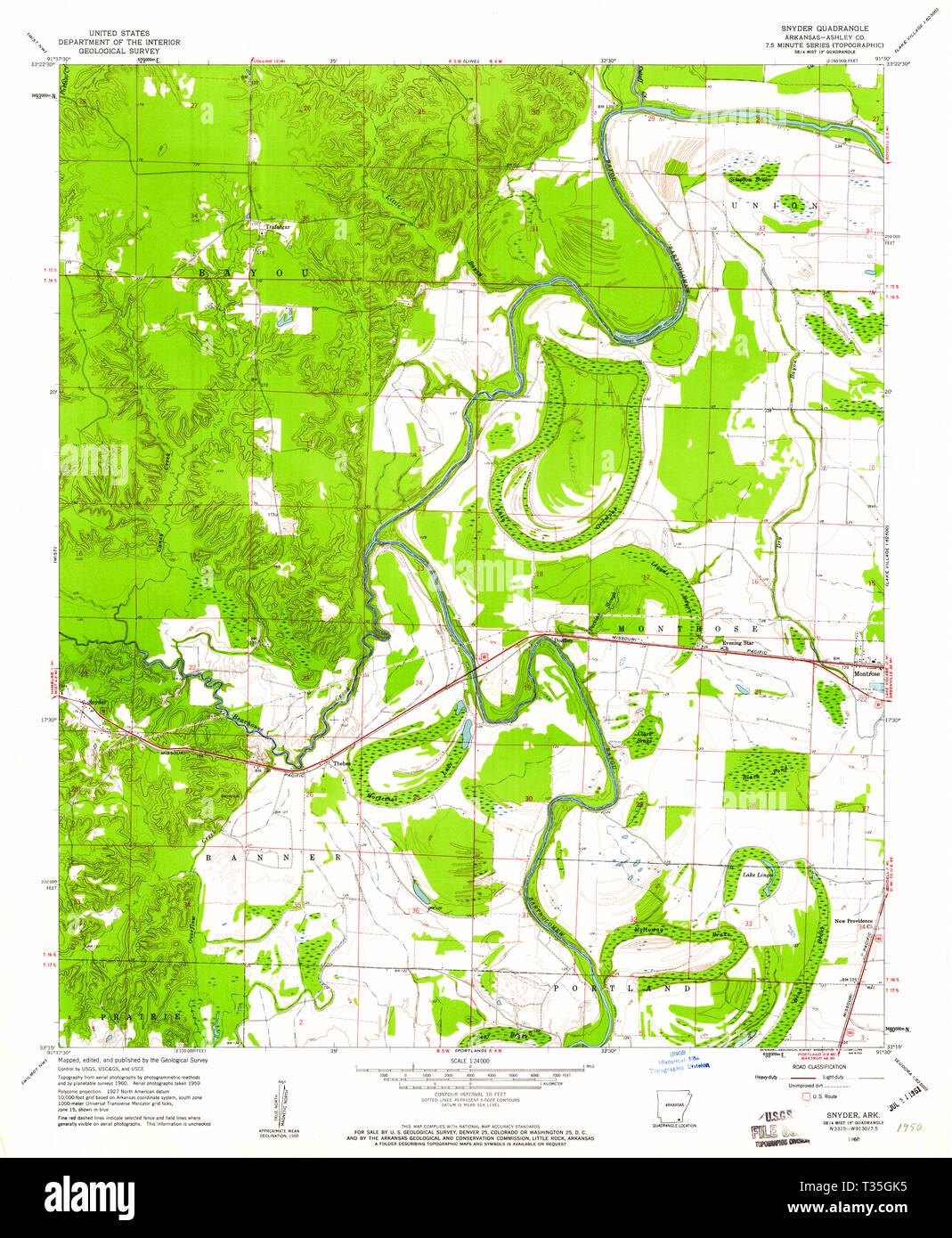 Snyder map hi-res stock photography and images - Alamy