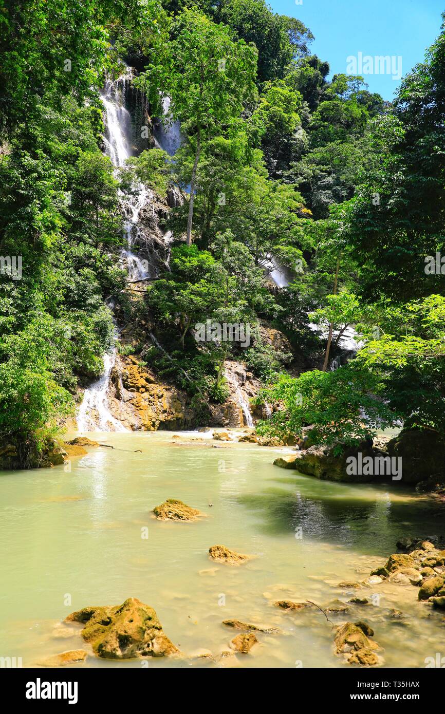 Lopopo Waterfall, Sumba Island, Indonesia, Asia Stock Photo - Alamy