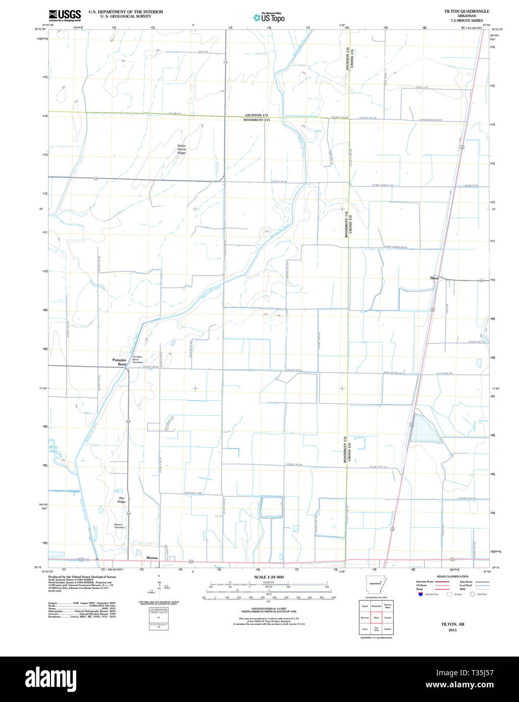 Tilton map hi-res stock photography and images - Alamy